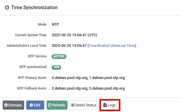 Time Synchronization — NETLAB+ documentation