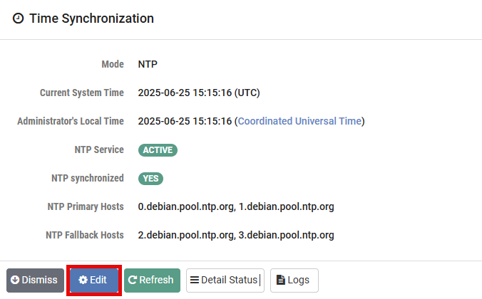 Time Synchronization — NETLAB+ documentation