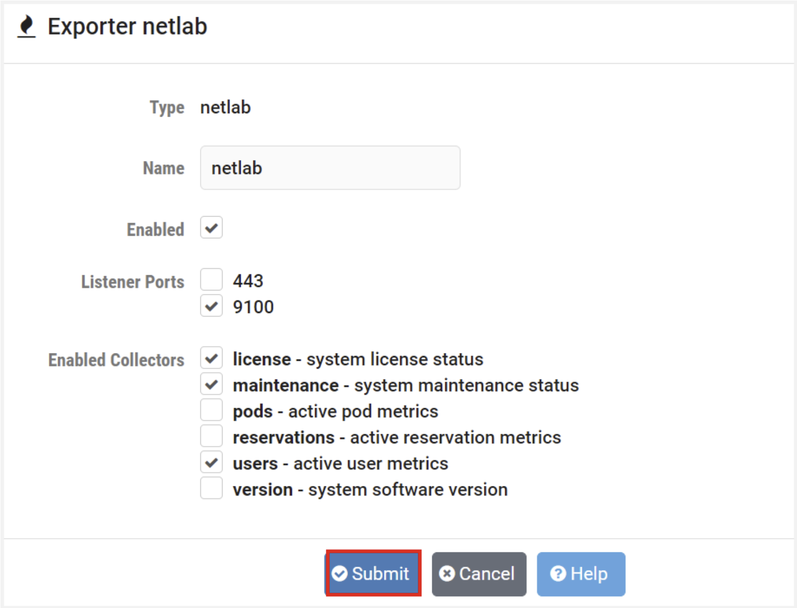 Prometheus Metrics — NETLAB+ documentation