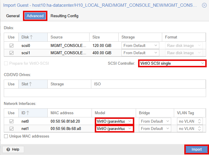 Import Custom VMs to Proxmox VE — NETLAB+ documentation