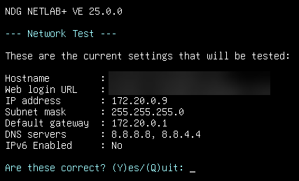 Configure Network Settings — NETLAB+ documentation