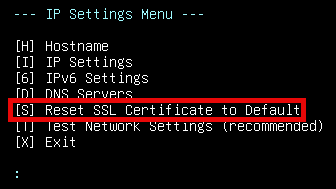 Reset SSL Certificate to Default — NETLAB+ documentation