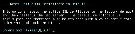 Reset SSL Certificate to Default — NETLAB+ documentation