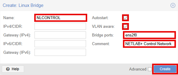Setup Networking — NETLAB+ documentation