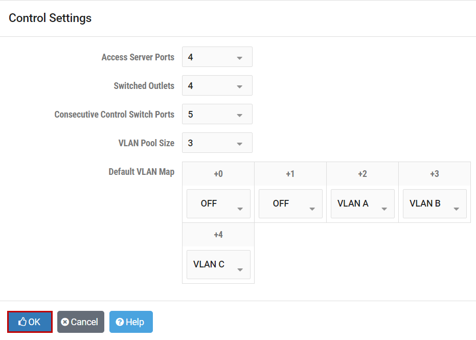 Control Settings — NETLAB+ documentation