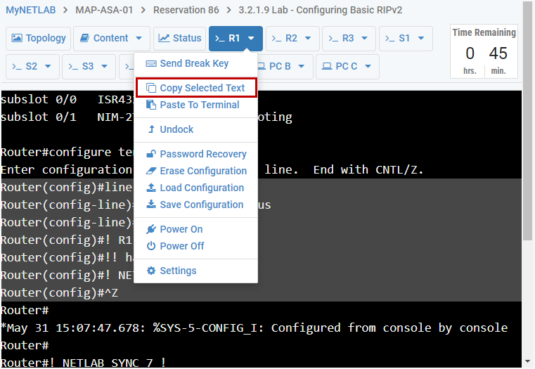Student Guide — NETLAB+ documentation